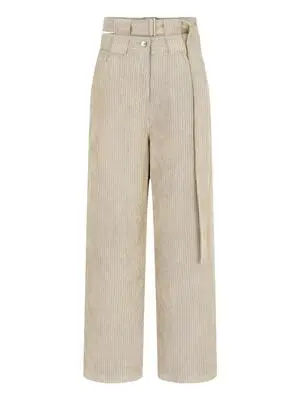 STUDIO TOMBOY Corduroy Trousers - Neutrals