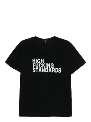 R13 High F Standards Boy T-shirt - Black