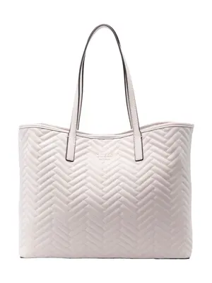 Guess Logo-lettering Tote Bag - Neutrals