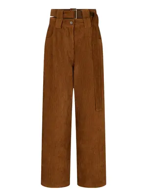 STUDIO TOMBOY Corduroy Trousers - Brown