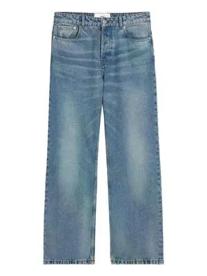 Ami Wide-leg Jeans - Blue