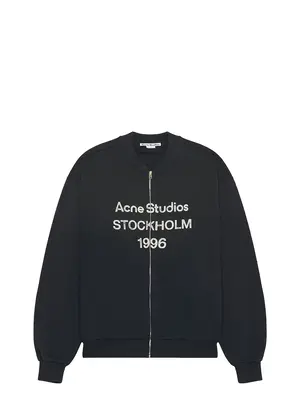 Acne Studios University Zip Up - Black