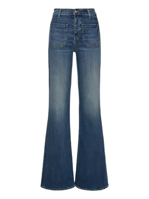 NILI LOTAN NILI LOTAN Florence High-Rise Flared Jeans Blue
