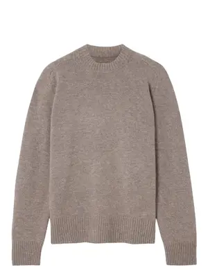 Loulou De Saison Baltra Cashmere Sweater Neutrals