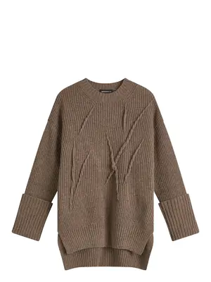 UNDERCOVERISM Oversized Knitted Jumper - Brown