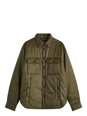 Dsquared2 Light Puffer Shirt - Military Green