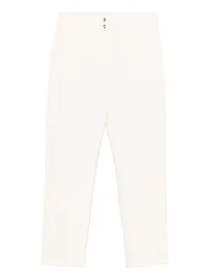 Liu Jo Logo-plaque Trousers - Neutrals
