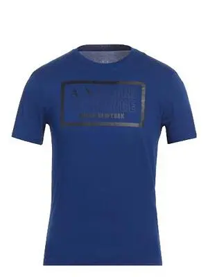 Armani Exchange T-shirt Bright Size Cotton - Blue