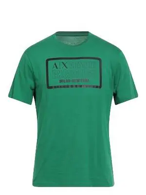 Armani Exchange T-shirt Bright Size Cotton - Green