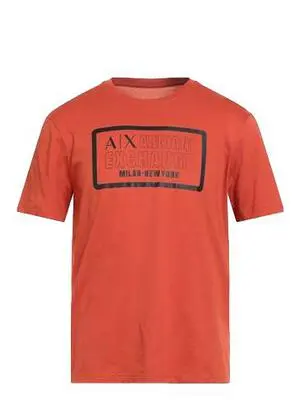 Armani Exchange T-shirt Bright Size Cotton - Orange