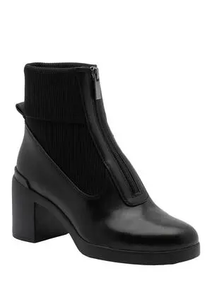 ABEO Metropolis Zip Up Ankle Boots - Black - Regular