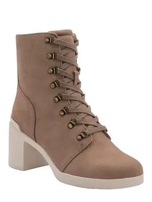 ABEO Metropolis Lace Up Boots - Beige - Regular