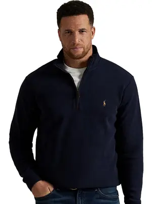 Ralph Lauren Estate-Rib Mockneck Pullover Rl Navy