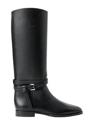 Ralph Lauren Donnely Calfskin Boots - Black