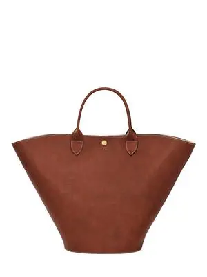 Longchamp Extra Large Épure Leather Tote - Brown