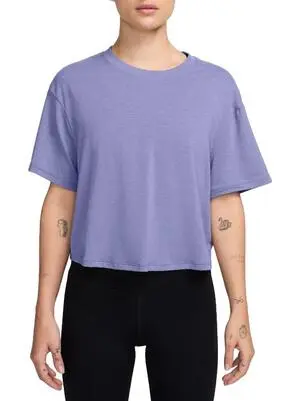 Nike Nike Dri-FIT Relaxed Crop Top Lilac Ice/ Clear