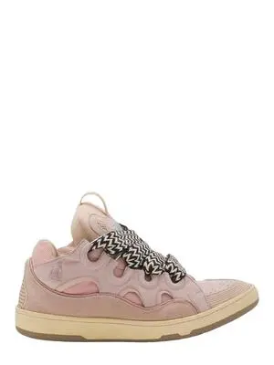 LANVIN Lanvin Leather Curb Sneakers Pale Pink