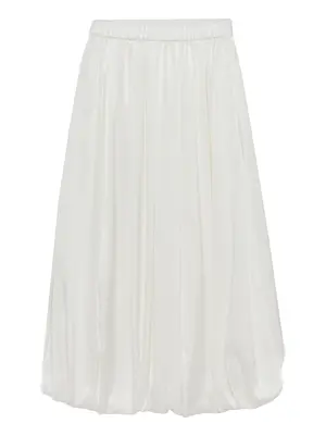 ENFOLD Pleated Skirt - White