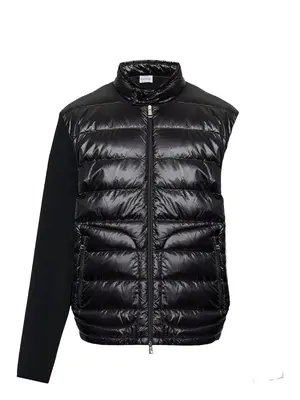 Moncler Padded Wool Jacket - Black
