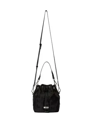 MSGM MSGM Logo-Lettering Bucket Bag