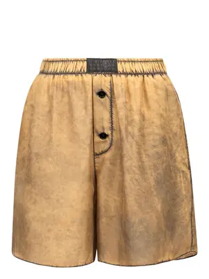MAISON MARGIELA Distressed-finish Shorts - Neutrals
