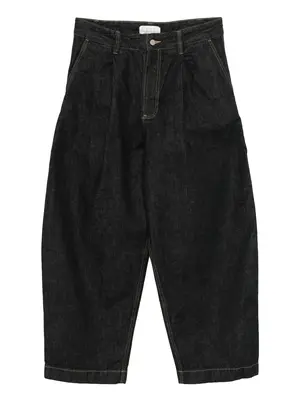 Studio Nicholson Pleated Jeans - Black