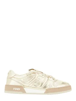 Fendi Match Sneakers - Gold