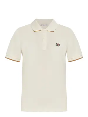 Moncler Polo Shirt - Neutrals