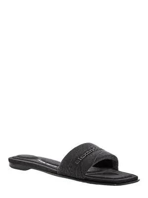 Alexander Wang Vy Slide Sandals - Grey Aged