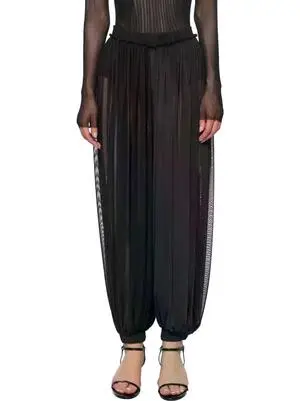 ATU BODY COUTURE Atu Body Couture Mesh Trousers Set Black