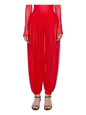 ATU BODY COUTURE Mesh Trousers Set - Red
