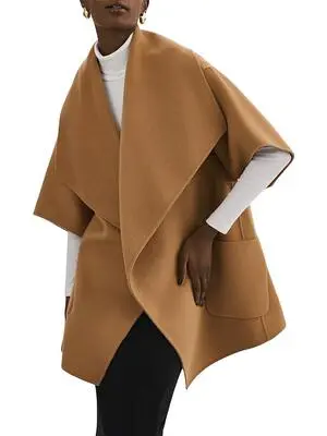 LAMARQUE Penelope Oversized Coat Camel