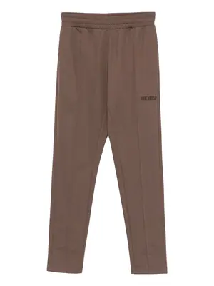 Attico Logo-appliqué Track Pants - Brown