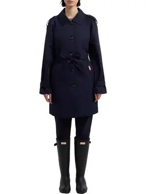 Hunter Stacy Water Resistant Trench Coat - Navy