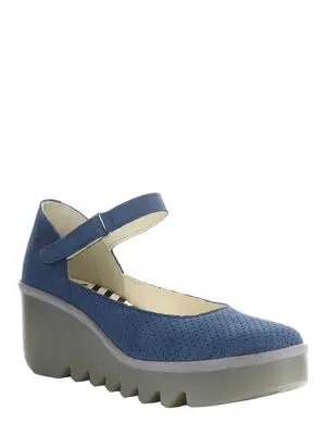 Fly London Fly London Bawa Platform Wedge Pump 001 Ocean