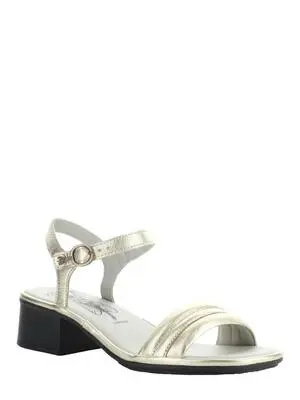 Fly London FLY London Eiva Ankle Strap Sandal Gold