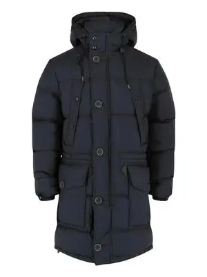 Burberry Quilted Down Jacket - Navy Blue