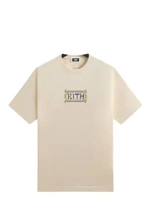 Kith Scroll Tee Shirt - Sandrift