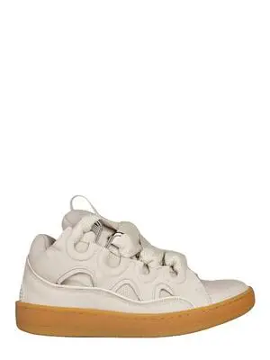 LANVIN Curb Sneaker Chalk