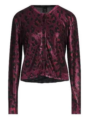 Pinko Leopard-print Cardigan - Fuchsia