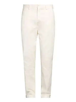 Gant Pants Cream Size Cotton, Elastane - White