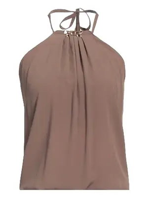 BLUGIRL Acetate And Silk Top - Brown