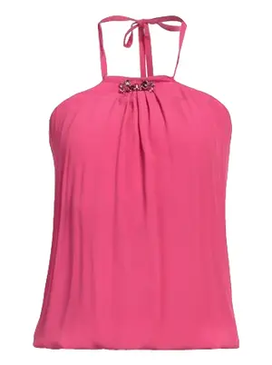 BLUGIRL Acetate And Silk Top - Magenta