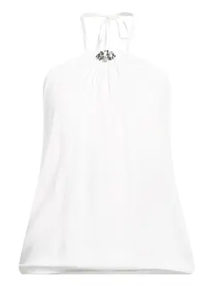 BLUGIRL Acetate And Silk Top - White