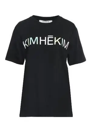 KIMHEKIM Printed Jersey T-shirt - Black