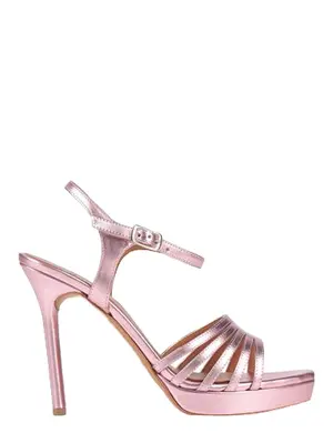 L'AMOUR BY ALBANO Strappy Sandals - Pink