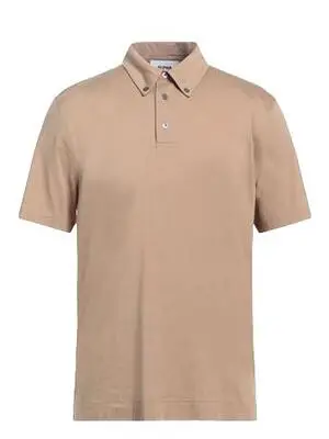 Alpha Studio Polo Shirt Size Cotton, Elastane - Beige