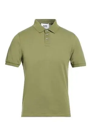 Alpha Studio Polo Shirt Size Cotton, Elastane - Green