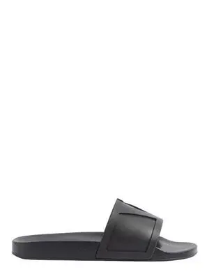 Valentino Garavani Coolside Rubber Slides - Black