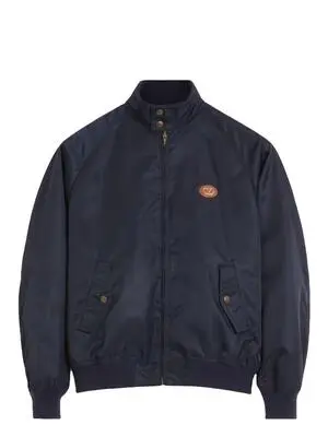 Valentino Garavani Nylon Blouson With Vlogo - Navy